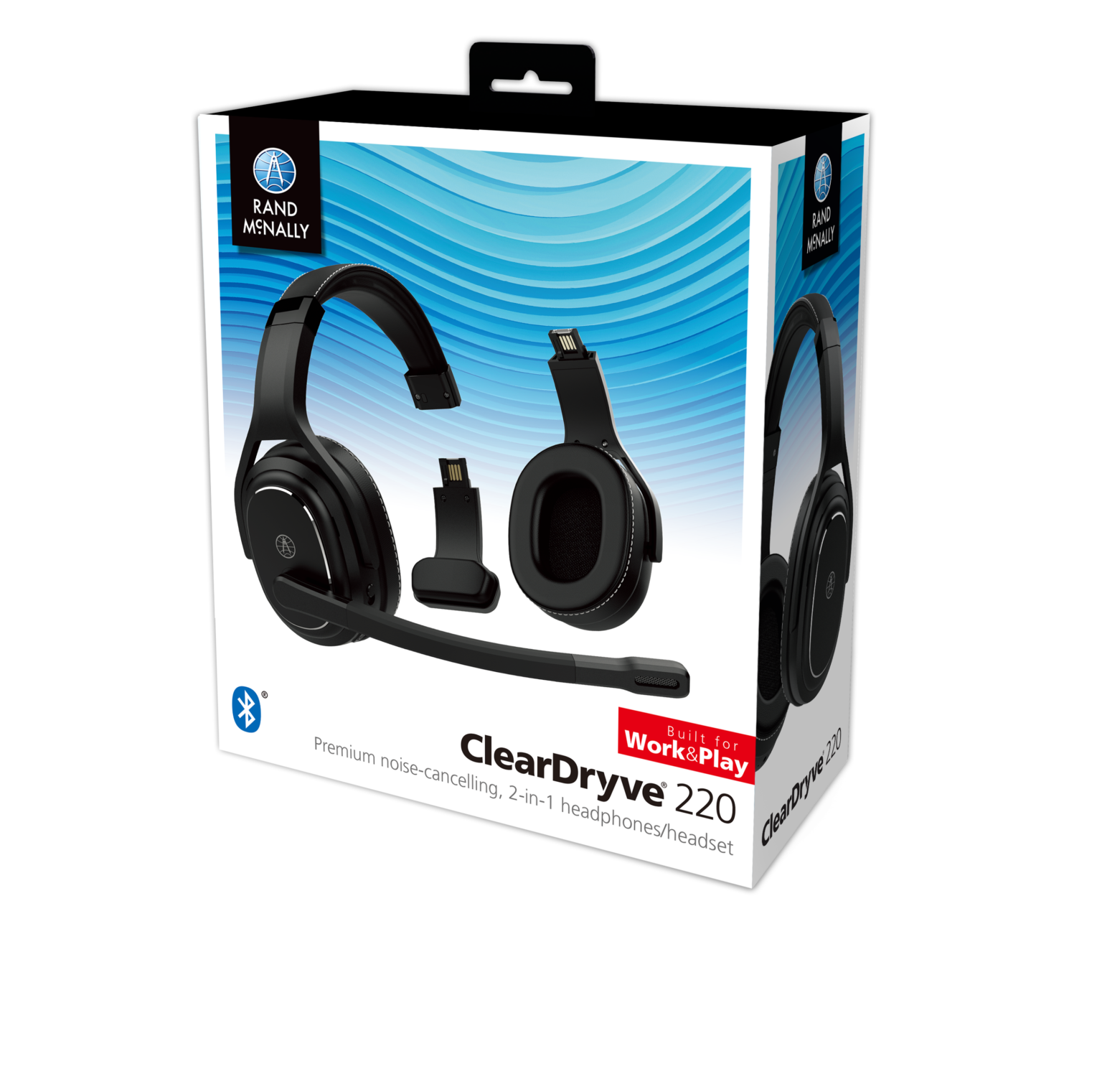 ClearDryve 220 Convertible Wireless Bluetooth Headset | Rand McNally